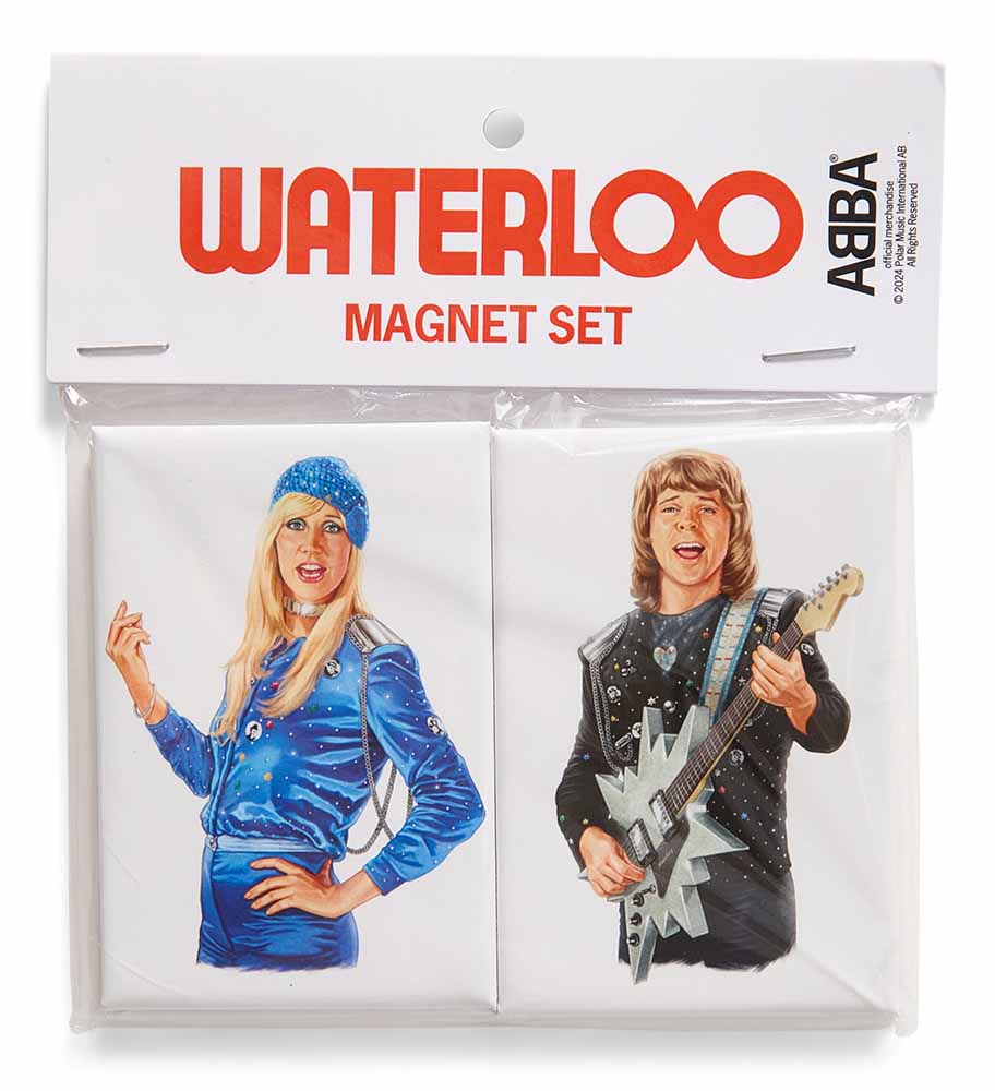 ABBA Waterloo illustration magnet collection – Shop ABBA The Museum